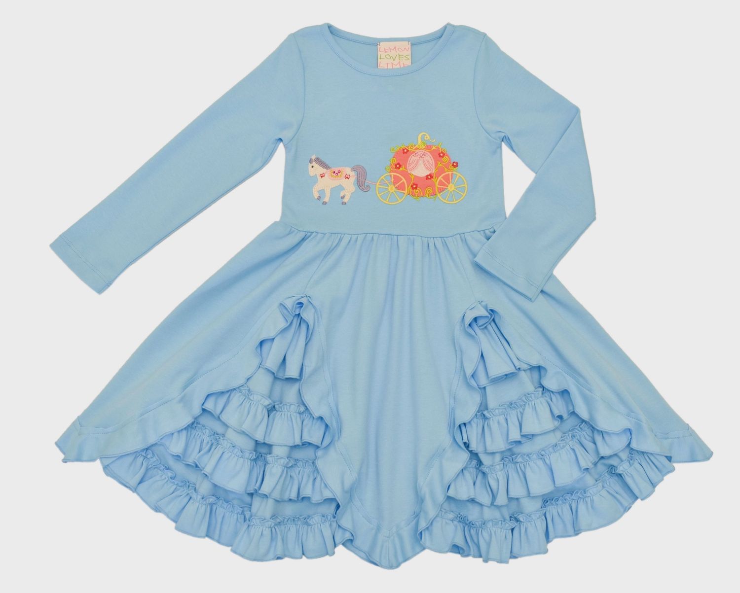 Cinderella Carriage dress- pacific | Store | Bambini's World