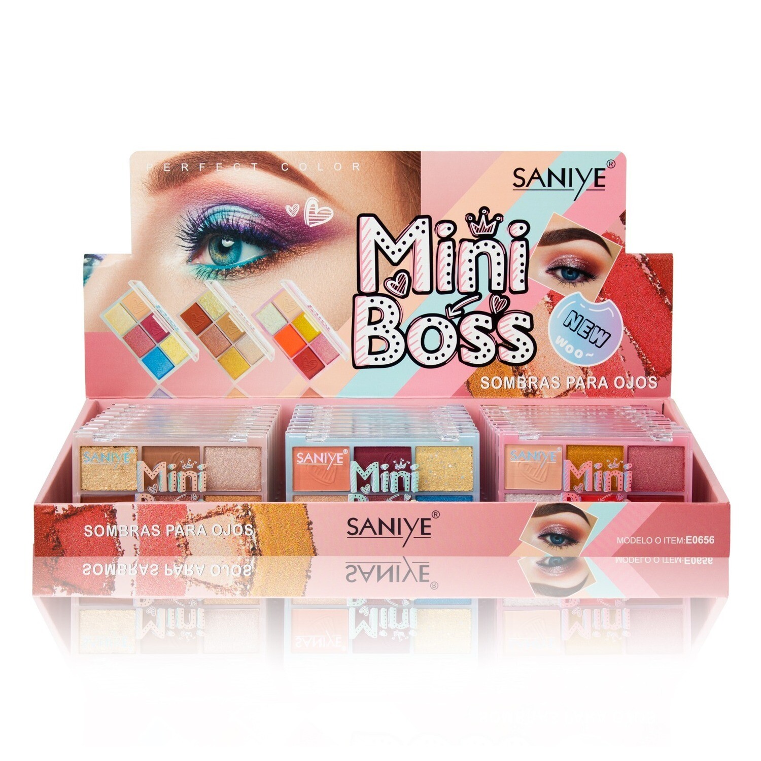 Sombras mini Boss E0656 SANIYE (24 piezas)