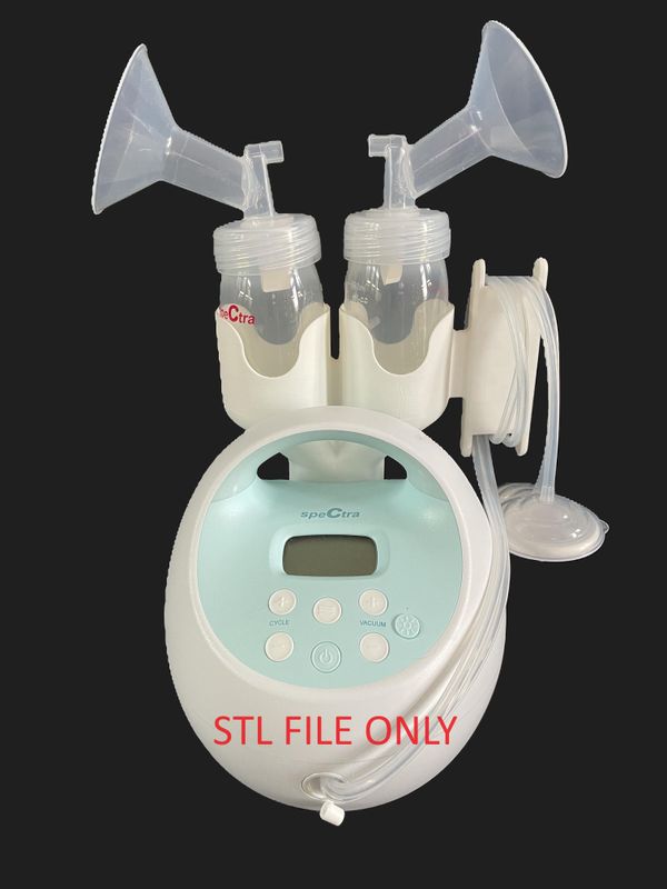 DIGITAL Spectra OLD Breast Pump Bottle and Hose Holder STL ONLY