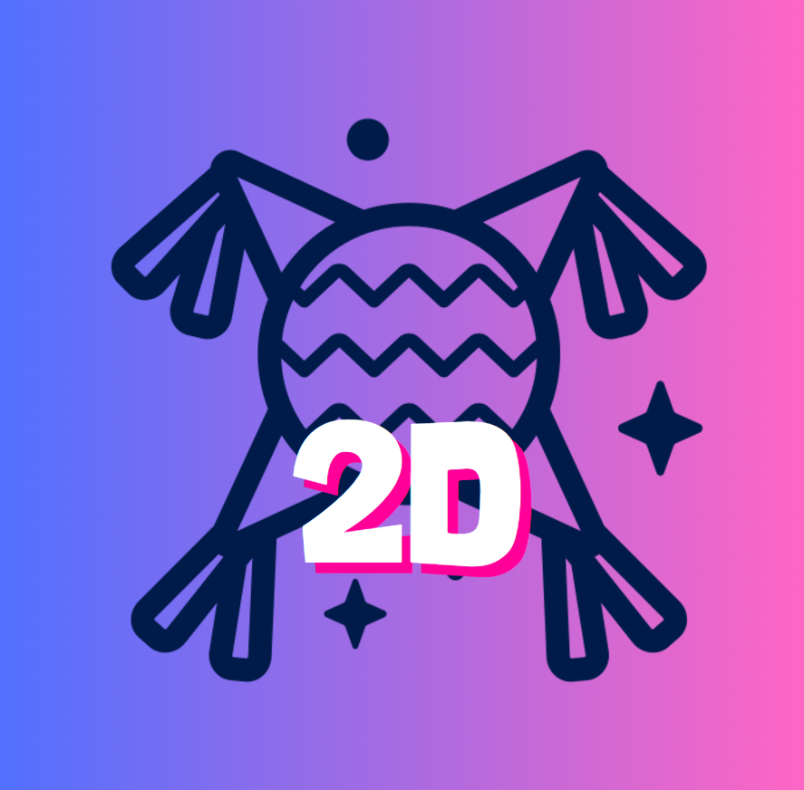 Piñata personalizada 2D