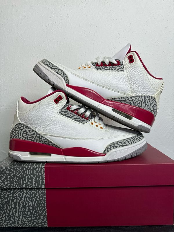 JORDAN 3 CARDINAL (USED)