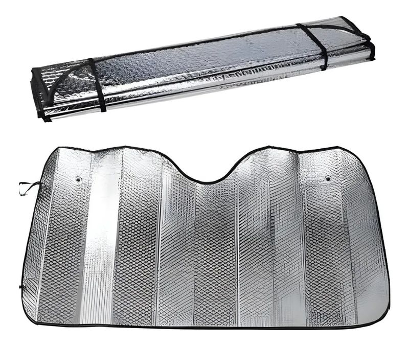 Parasol Plateado para Auto 60 cm x 130 cm