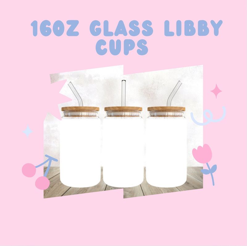 16oz Glass Libby Cups