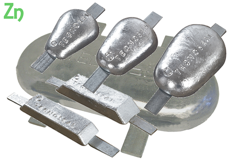Zinc Weld-on Marine Anodes (1200 Series)