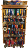 Custom Finisher Medal and Award Rack