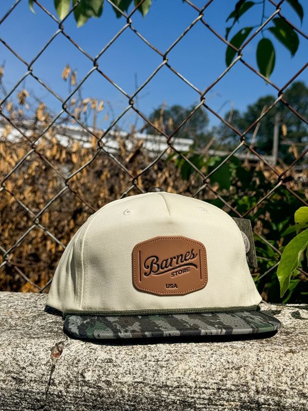Leather Patch Roper Hat - Realtree/Cream
