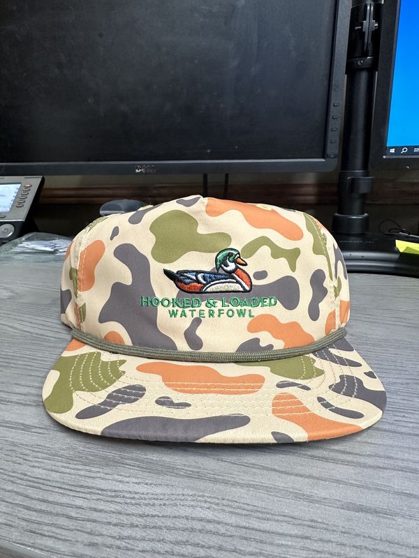 Woodie Waterfowl Old School Rope Hat