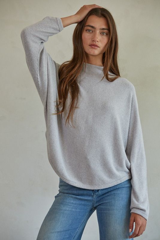 Jemima Mock Neck Pullover