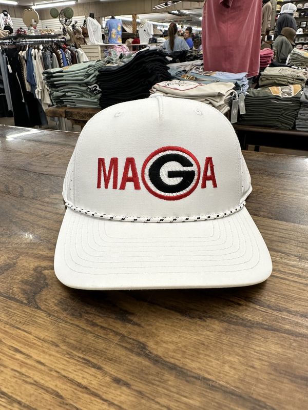 MAGA Rope Golf Hat - White/Black