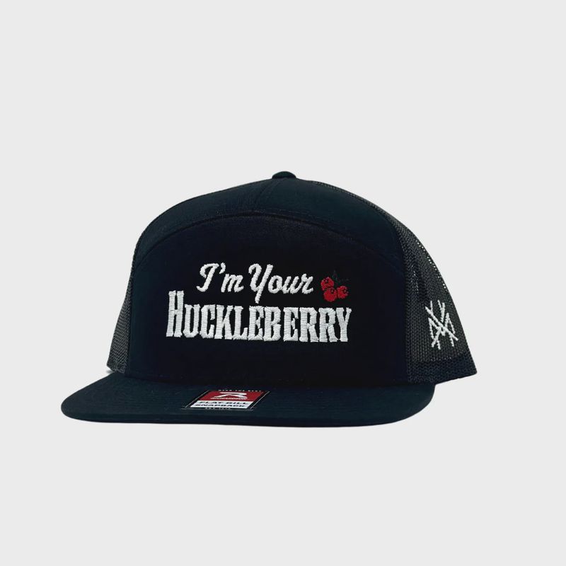 I'm Your Huckleberry 7-Panel Hat - Black