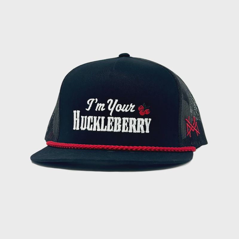 I'm Your Huckleberry Hat - Black/Red