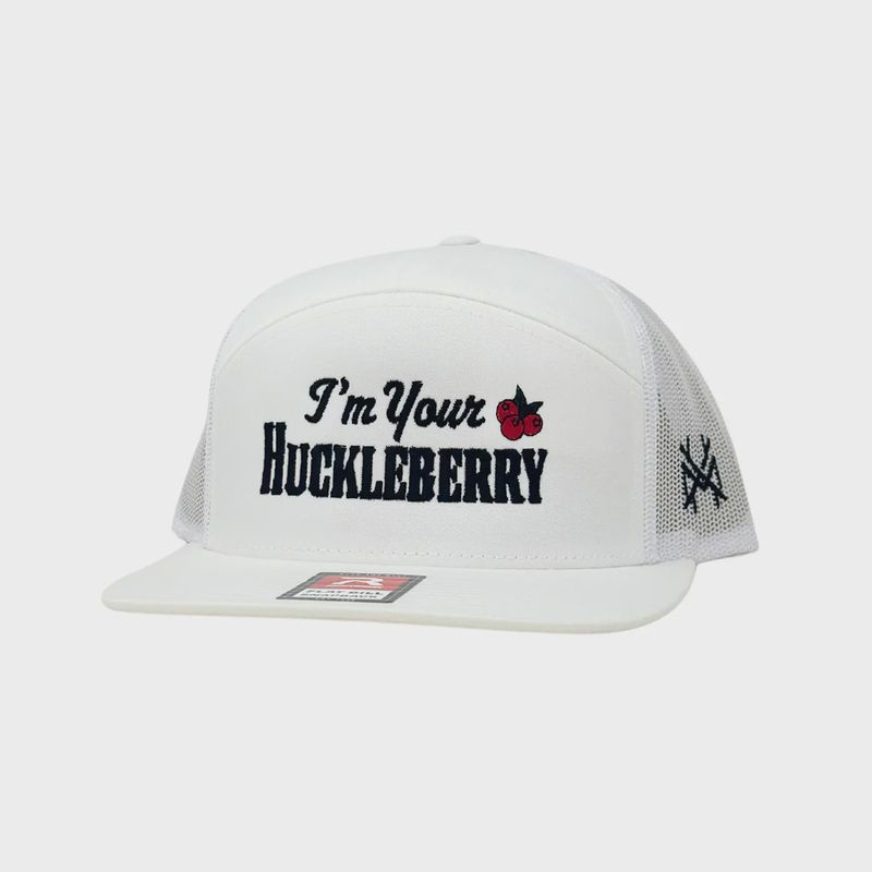 I'm Your Huckleberry 7-Panel Hat - White
