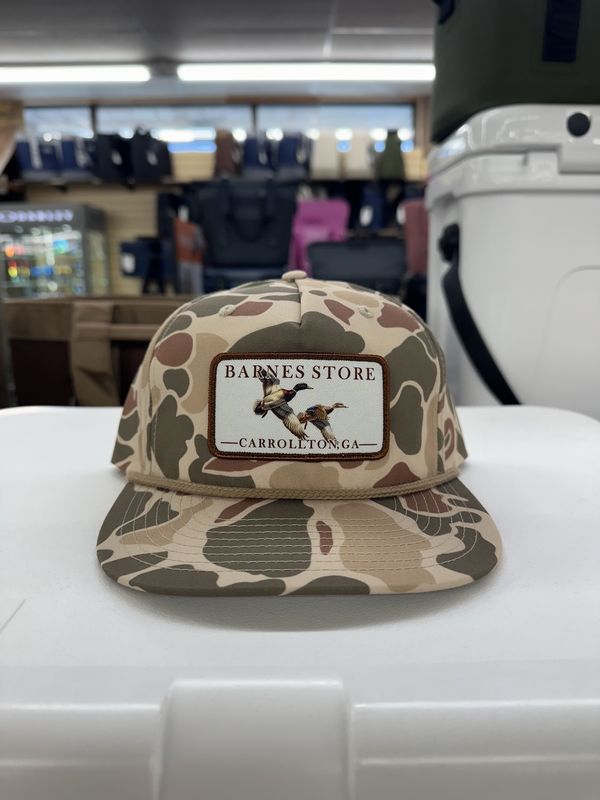 Flying Ducks Patch Rope Hat - Harvest Duck Camo
