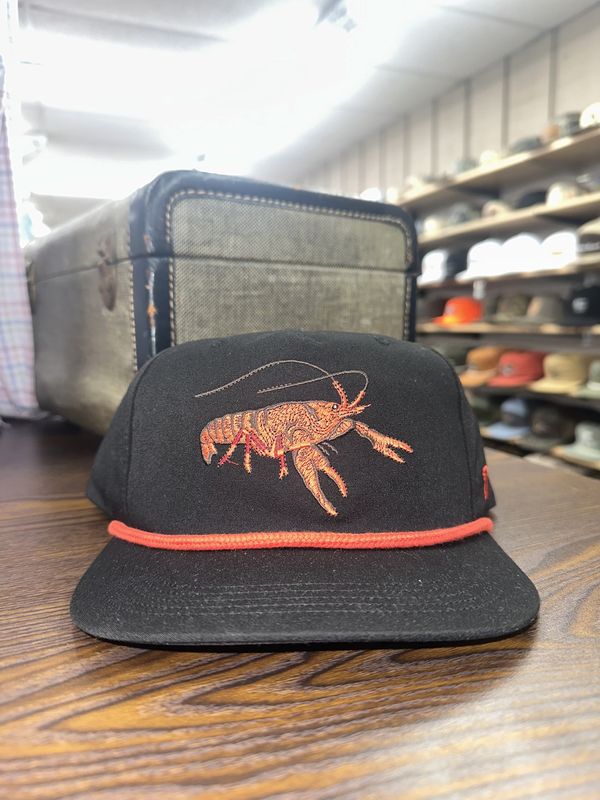 Crawfish Rope Hat - Black