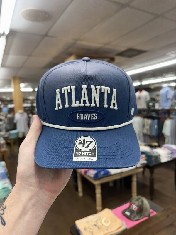 ATLANTA BRAVES TIMBER BLUE TYBEE ROPE 47 HITCH RF HAT