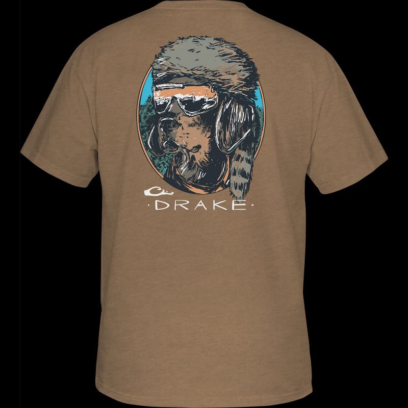 Popart Coonskin Cap Lab Short Sleeve Tshirt