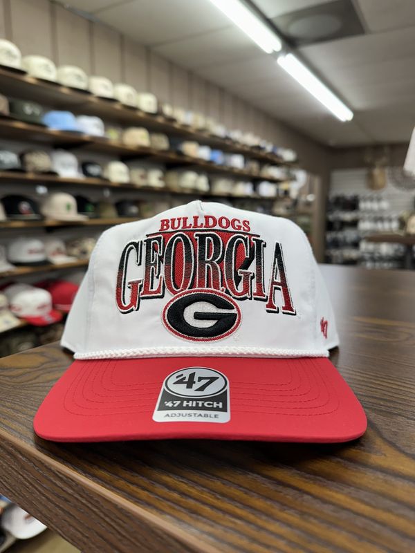 Georgia Bulldogs White Tribute Rope Hat