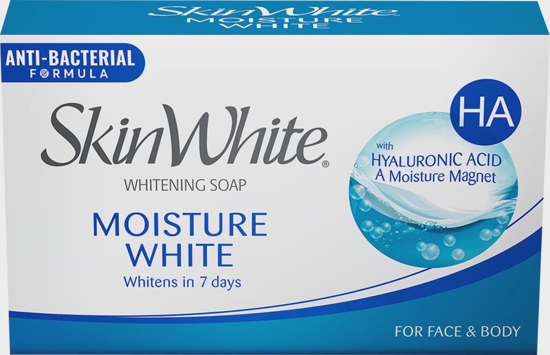 SKIN WHITE - WHITENING SOAP MOISTURE WHITE (BLUE) 125G