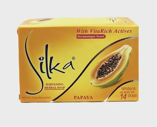 SILKA ORANGE PAPAYA SOAP135G