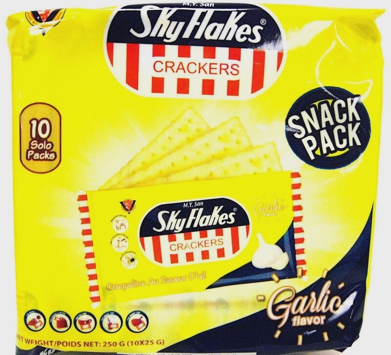 M.Y.SAN- SKY FLAKES GARLIC FLAVOR 20/10X25G