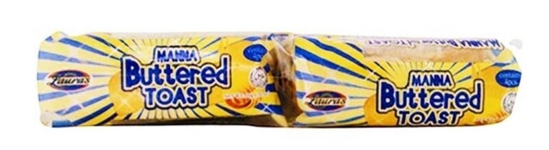 Lauras Manna Buttered Toast Bag 10 x 20g