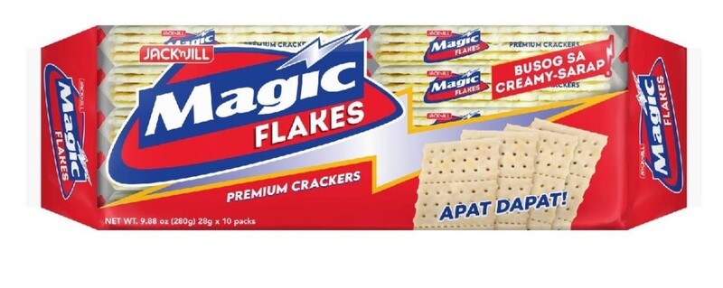 Magic Flakes Premium Crackers Regular 10 pack
