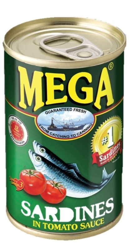 Mega Sardines in Tomato Sauce 155g
