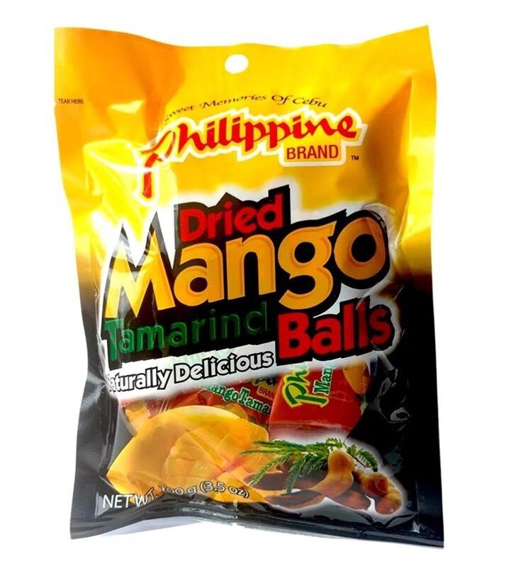 Philippine Dried Mango Tamarind Balls 100g