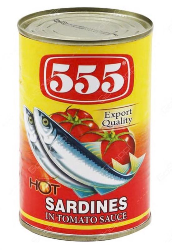 555 Hot Sardines 5.5oz