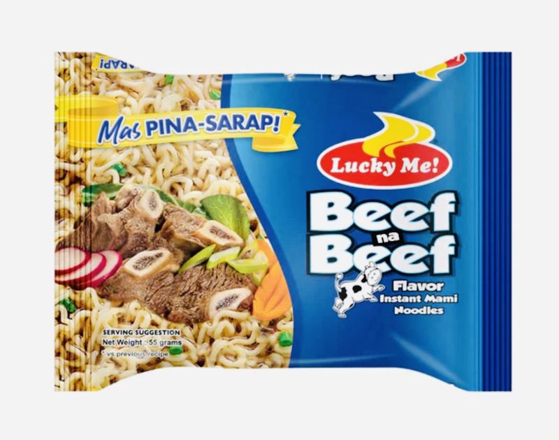 Lucky Me Beef Mami Noodles