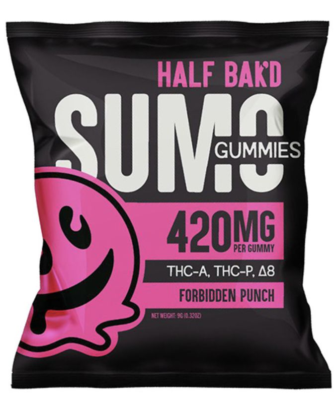 Half Bak'd D9 SUMO 420mg Gummies (2ct)