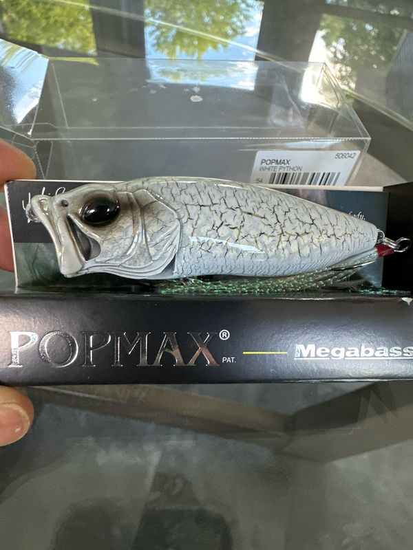 Megabass Popmax White Python 78mm 1/2oz