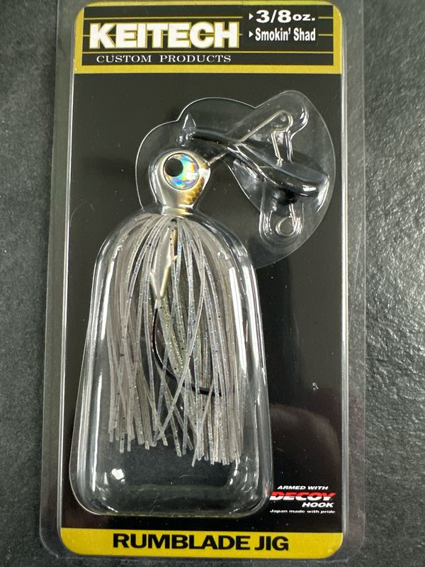 Keitech Rumblade Jig In #513 3/8oz Smokin’ Shad Pattern. These Are New ...