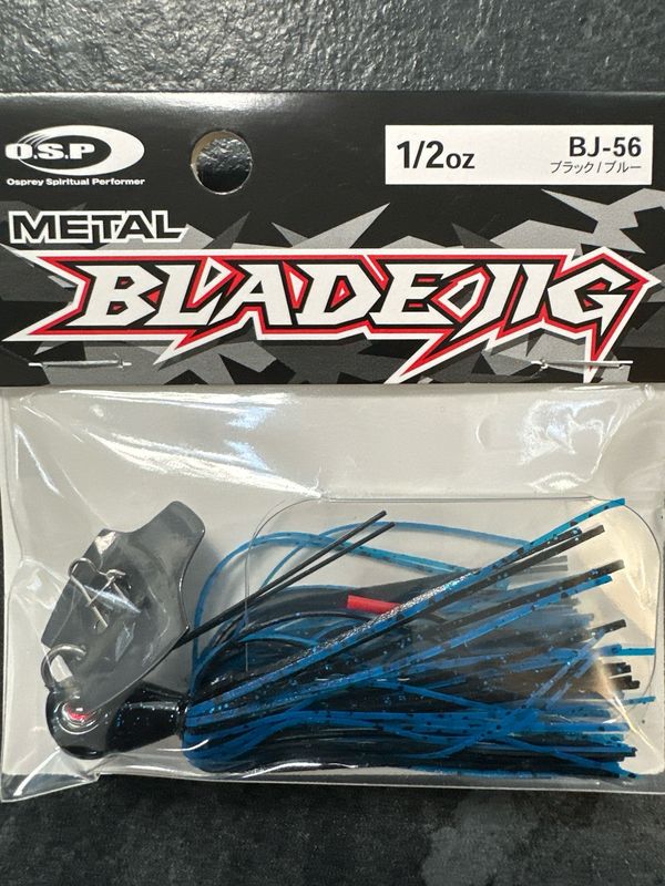 OSP Metal Blade Jig 1/2oz BJ-56 Black/Blue