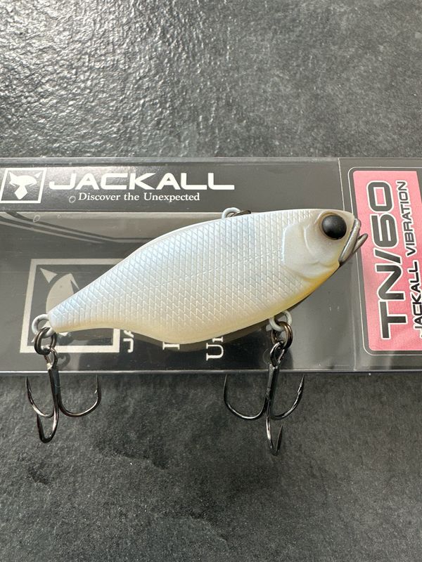Jackall TN60 RARE Hard To Find Color: Matte Pearl White. 2.4” 4/9oz. NIB