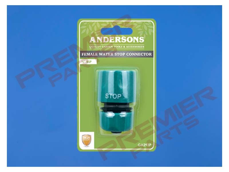 Female Water Stop Connector, 1/2" BSP