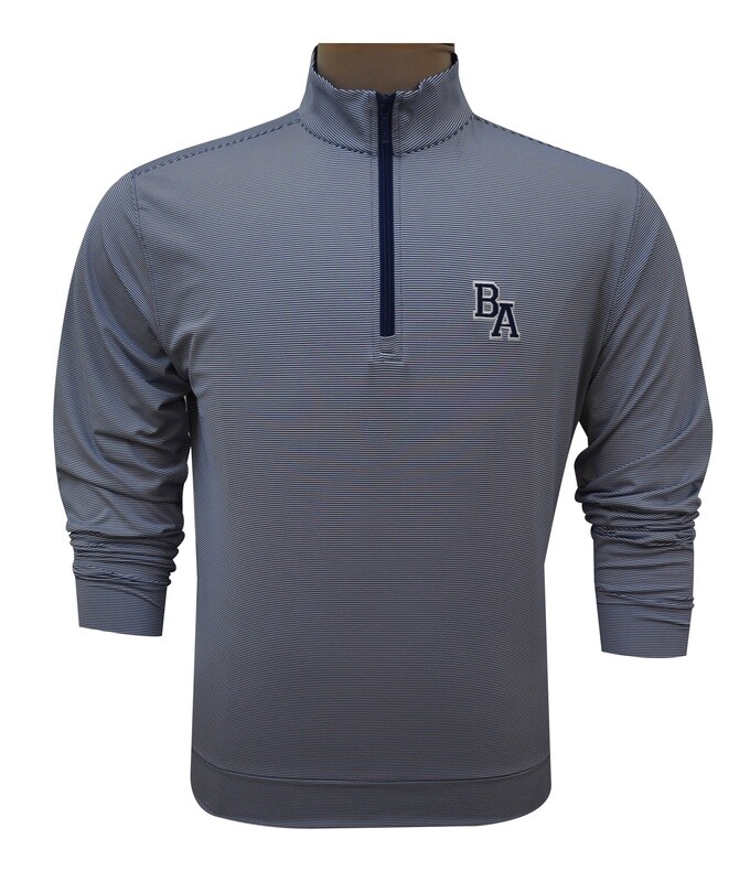 Horn Legend Navy Stripe 1/4 Zip