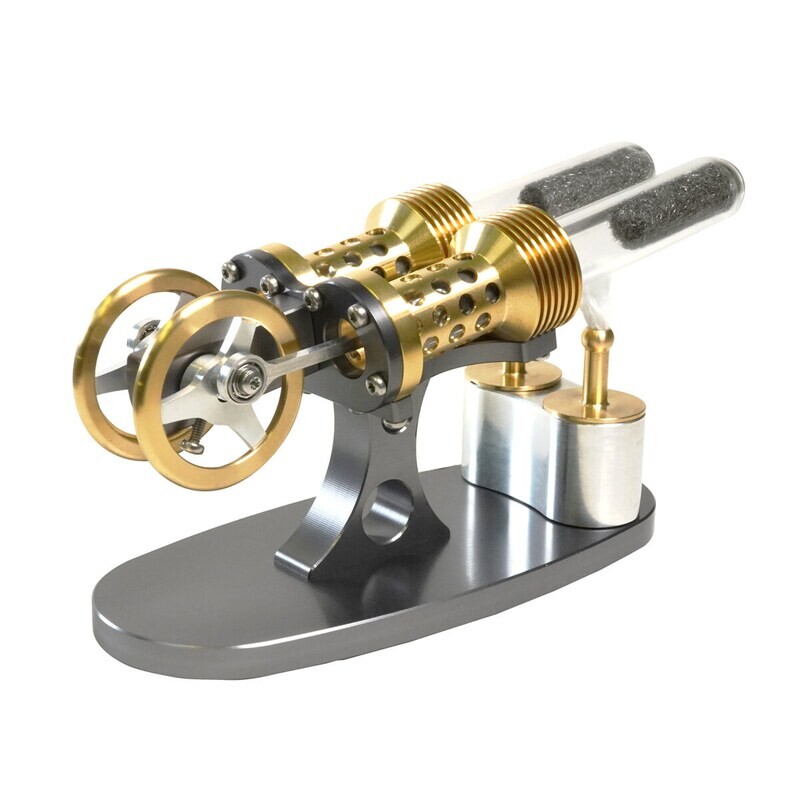 Nano Flux Thermo-acoustic Twin Cylinder Engine