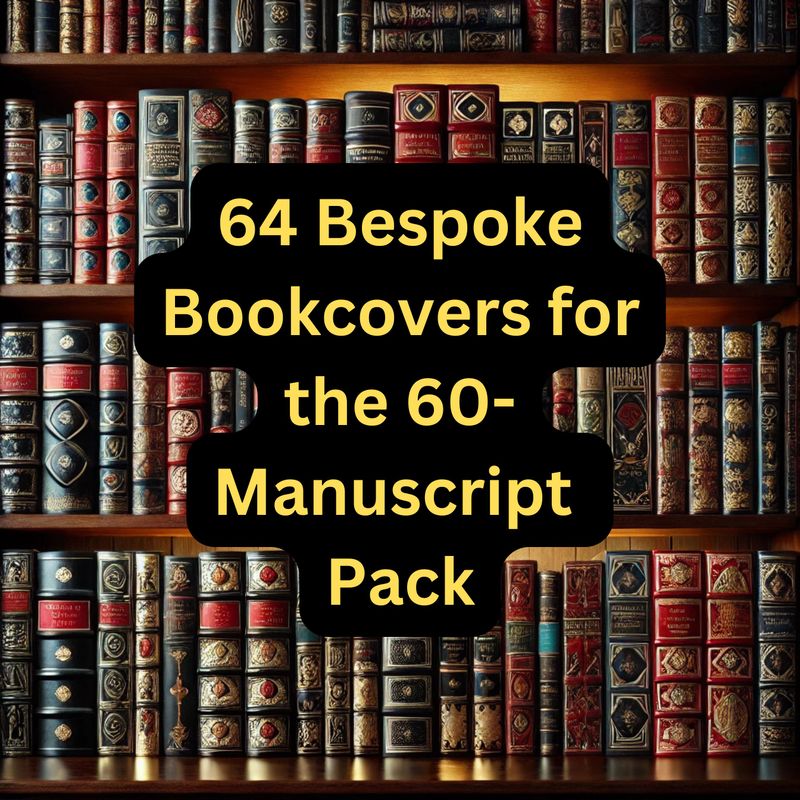 64 Bespoke Book Covers for the 60-Manuscript Pack