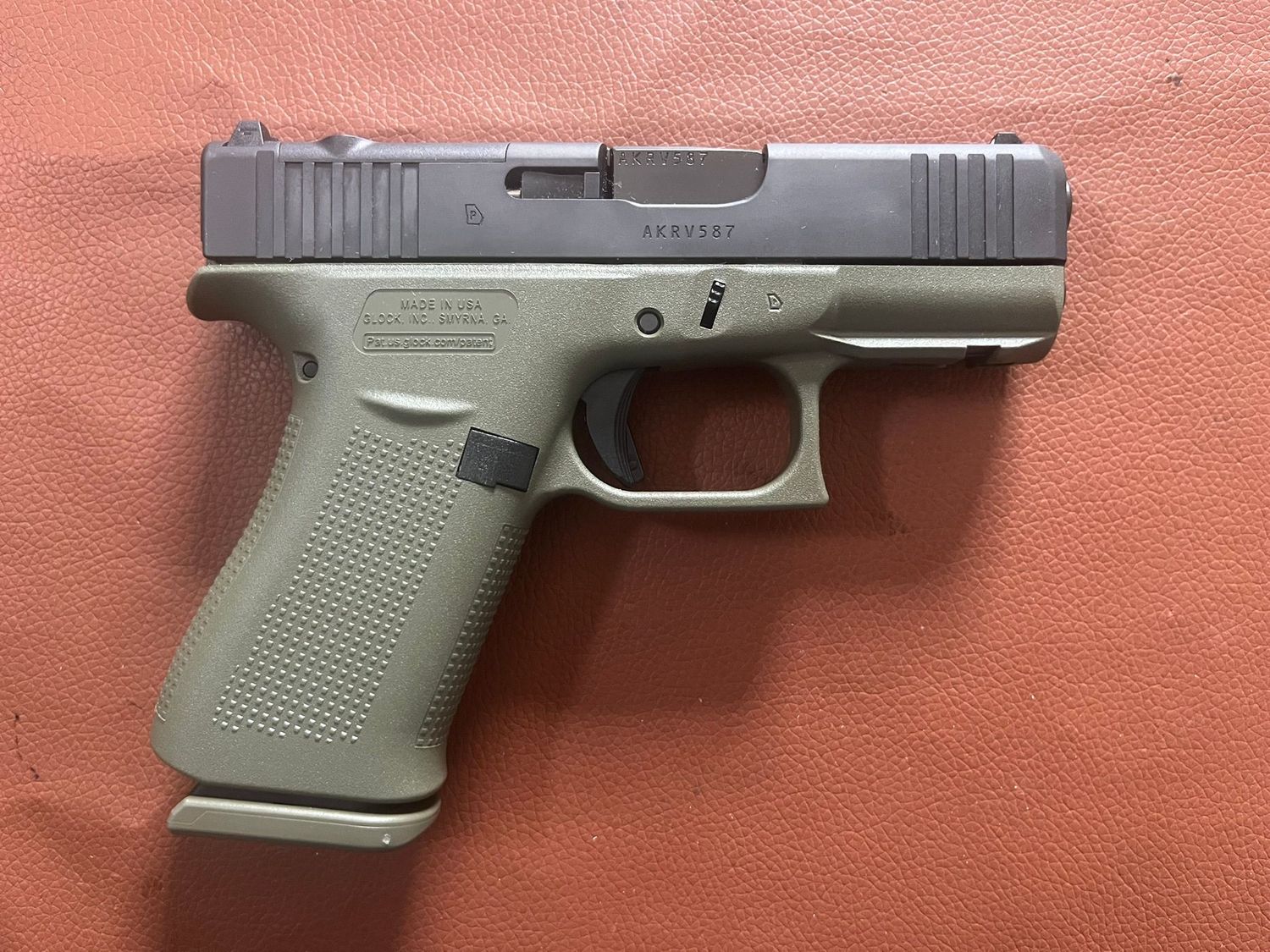 Glock 43X MOS in Battlefield Green - NEW