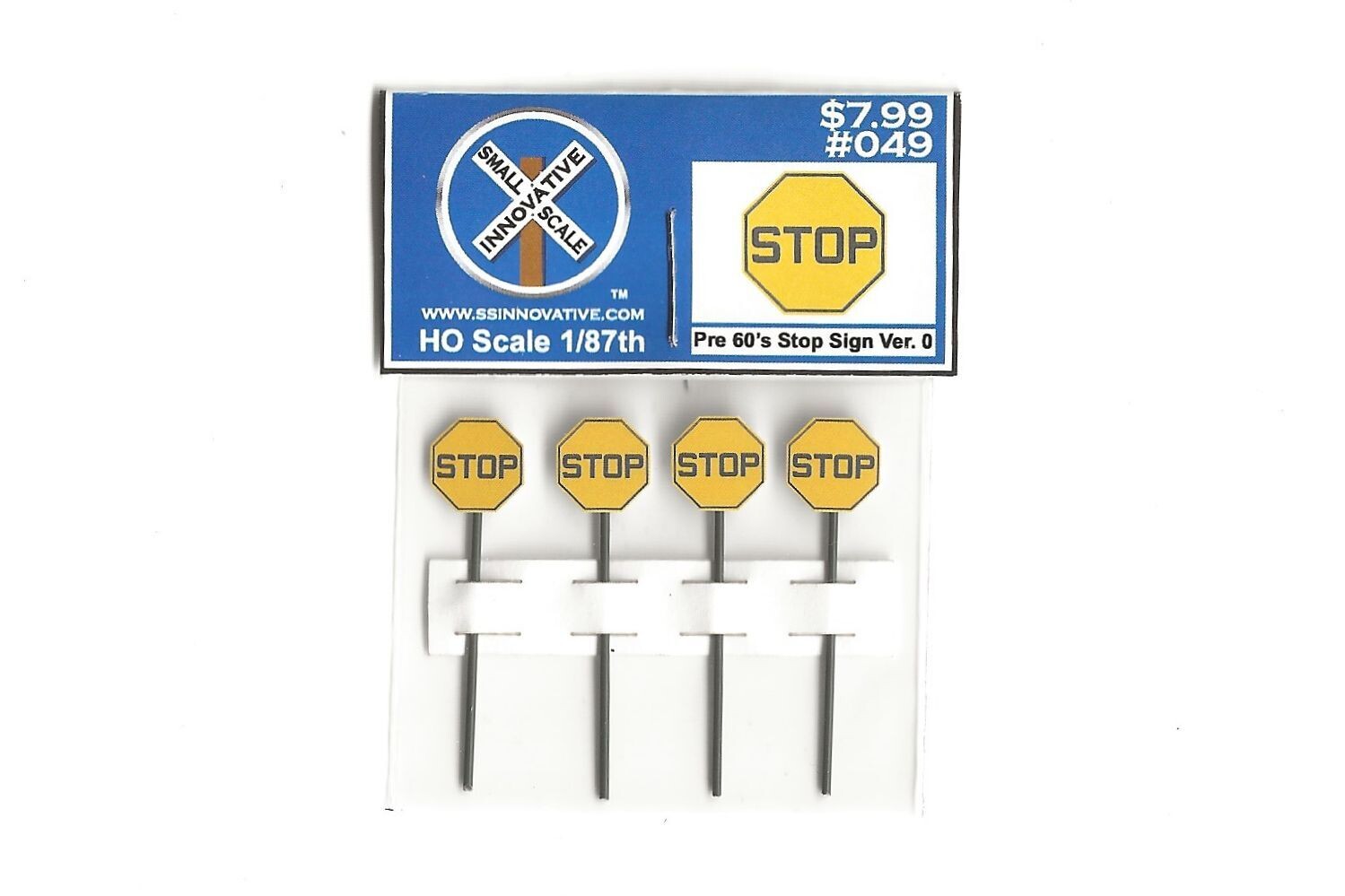 Modern Stop Sign (4 Pack)