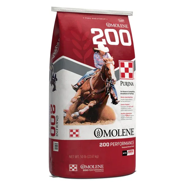 Purina Animal Nutrition Omolene 200 Performance 50lbs. Textured