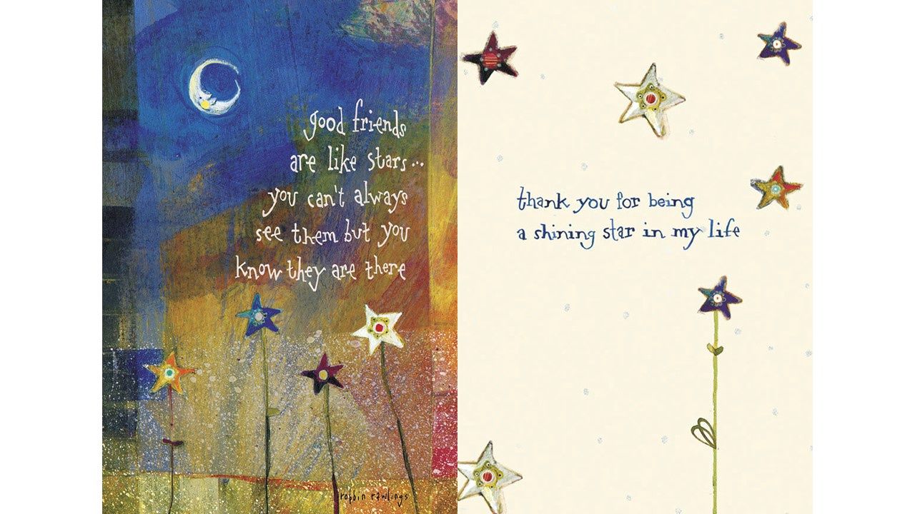 Friendship Card Stars