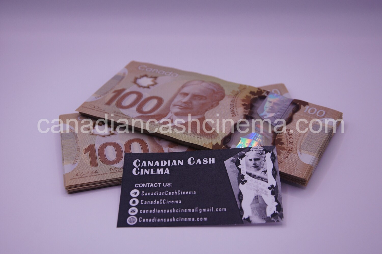 Canadian Money 100 Stack