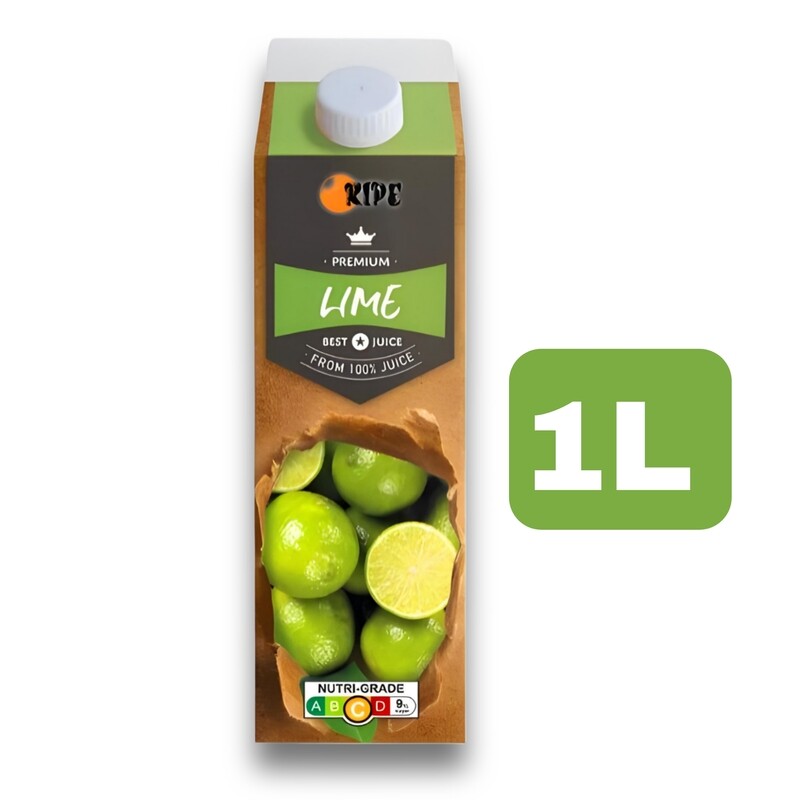 Ripe Lime Juice Flavoured Single Pack 1L