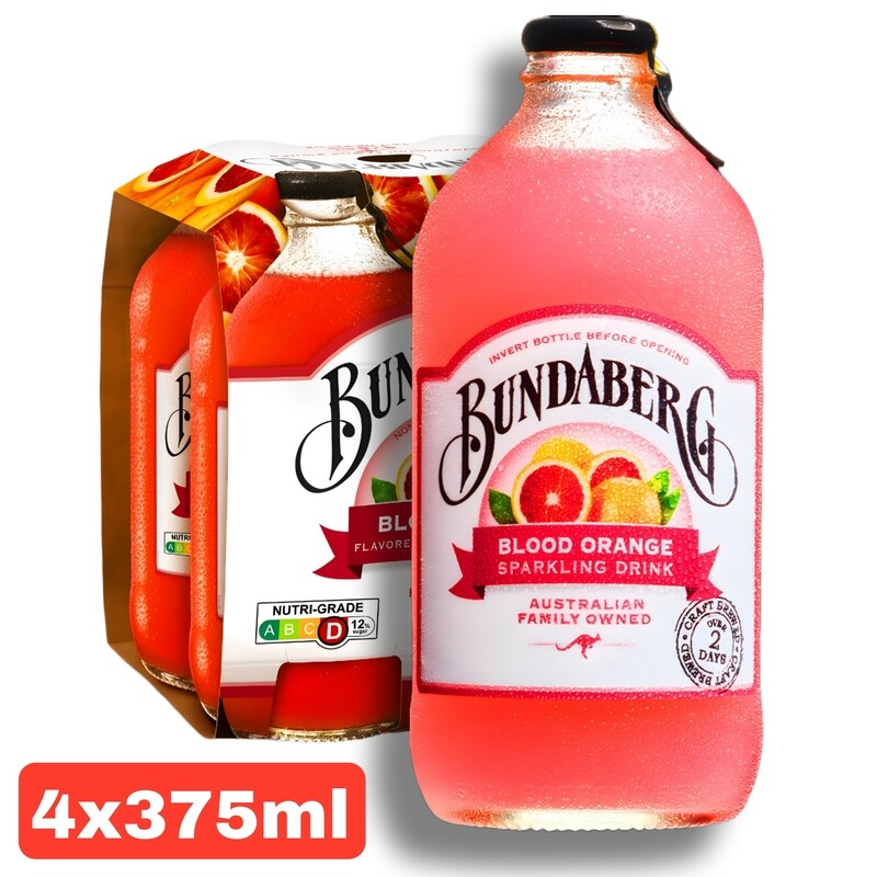 Bundaberg Blood Orange 375mL 4 Pack
