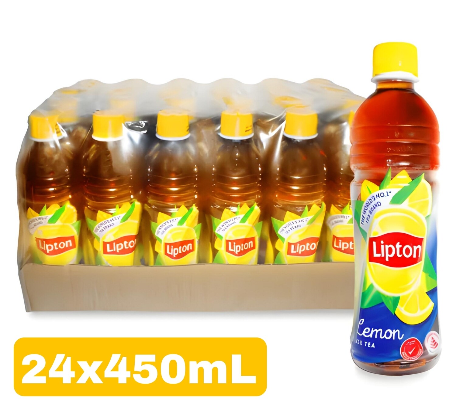 Lipton Ice Tea lemon Drink 24 Bottles 450mL