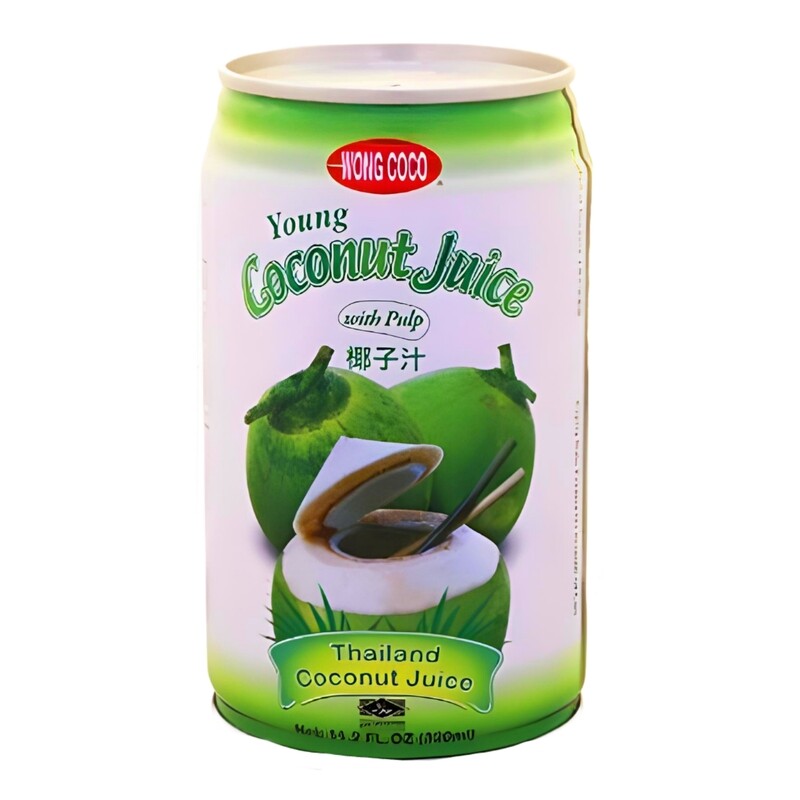 Wong Coco Young Coconut Juice With Pulp 310mL