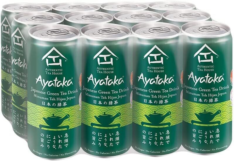 Authentic Tea House Ayataka Japanese Green Tea. 12 Bottles 300mL