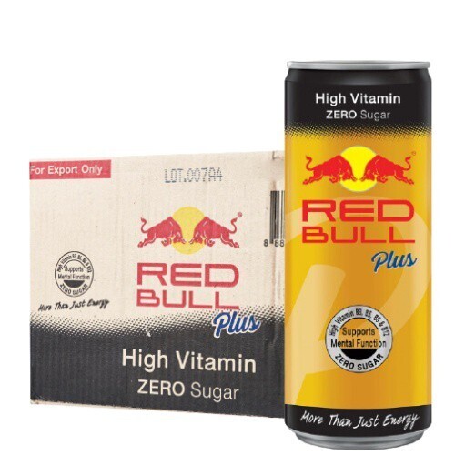 RedBull Plus Energy Drink. 24 Pack 250mL